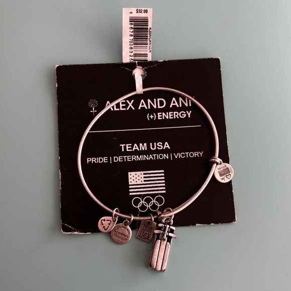 Alex and Ani | Jewelry | Alex And Ani Team Usa Silver Sled | Poshmark